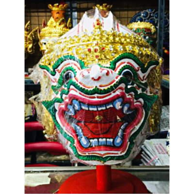 Khmer Hanuman Mask Drawing