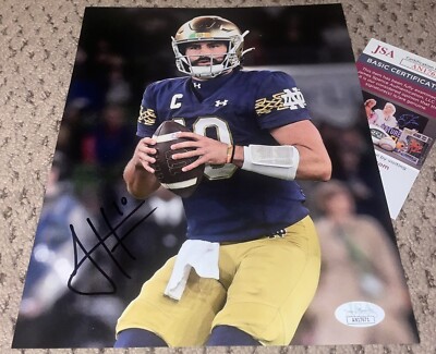 SAM HARTMAN SIGNED 8X10 PHOTO JSA NOTRE DAME FOOTBALL AUTO AUTOGRAPH ND ...