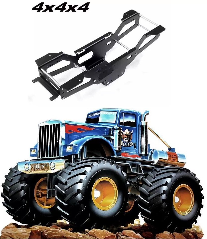 Aluminium Custom Chassis for Tamiya/Bullhead/Super Clod Buster | eBay