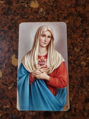 Holy Cards - Vintage Catholic Death Remembrance Card Memorial