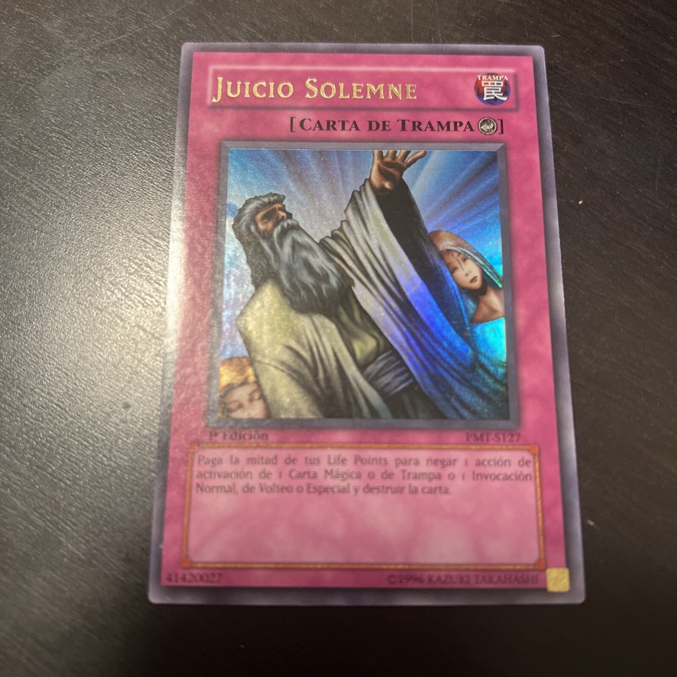 Yu-Gi-Oh! Solemn Judgment (Spanish) -PMT-S127- Ultra Rare- 1st Edition ...