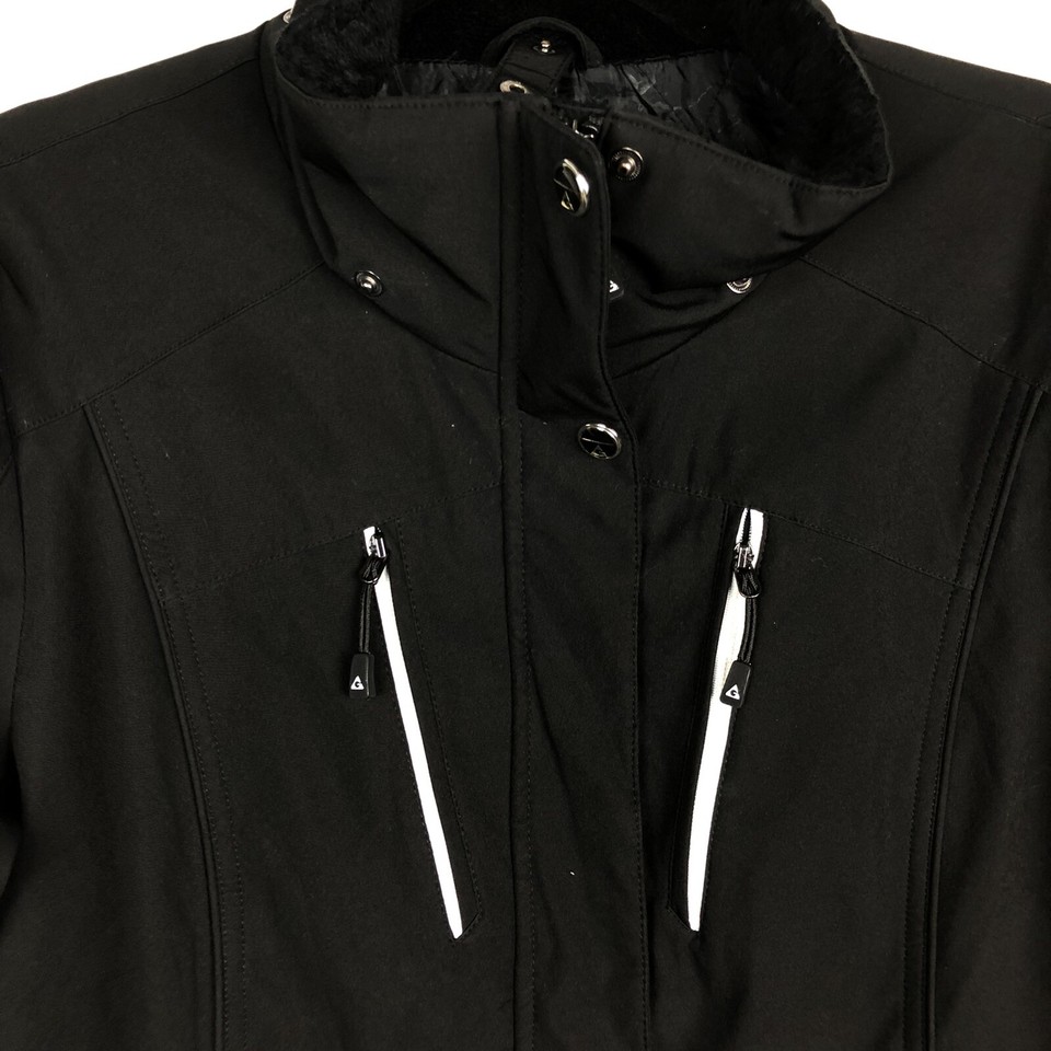 Gerry Men’s Large Coat Black Softshell Jacket Water Resistent Pockets ...