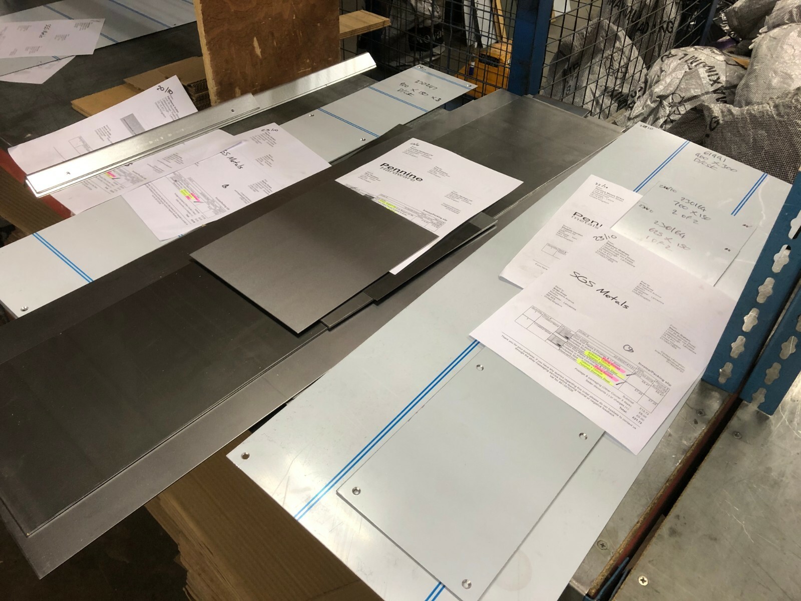 Mild Steel SHEET OFFCUTS Guillotine Cut MIXED MIG TIG Welding Practice ...