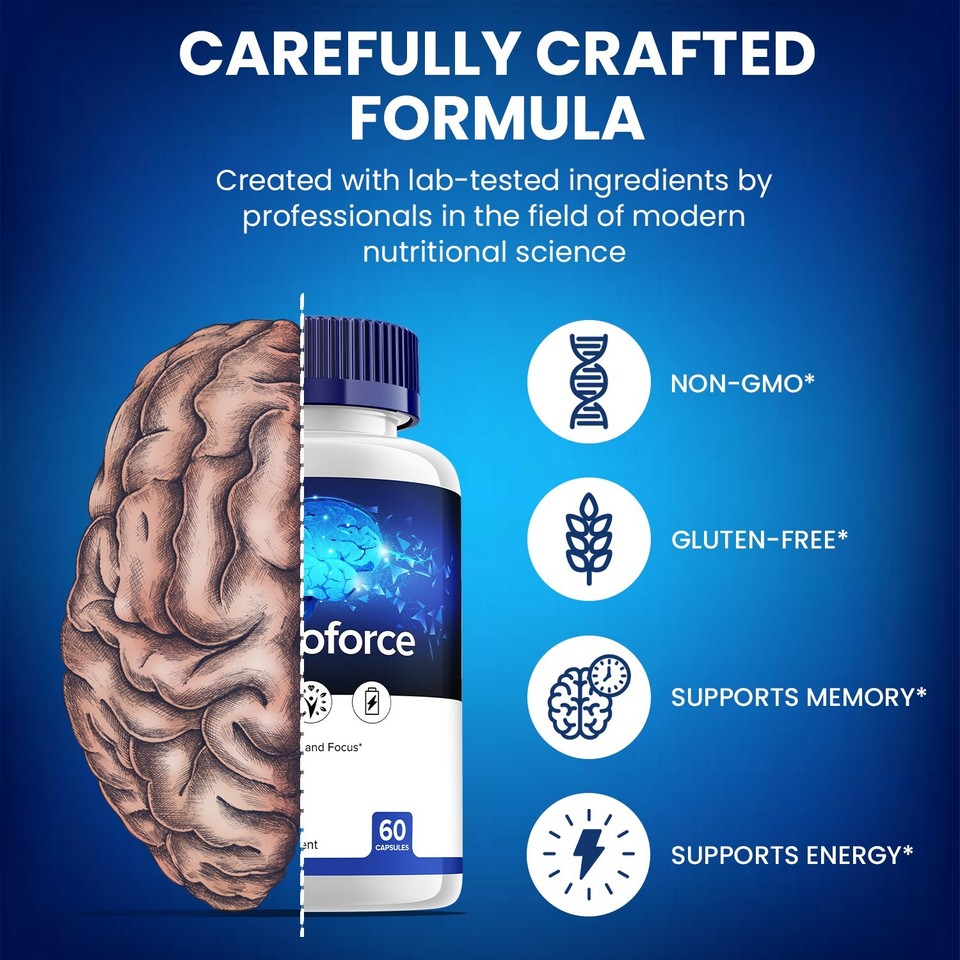 (3 Pack) MemoForce Brain Capsules - Memo Force Pills All-Natural ...