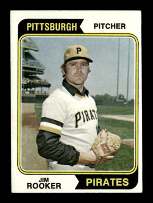 1974 Topps #402 Jim Rooker Pittsburgh Pirates VG-EX+ Baseball Card ...