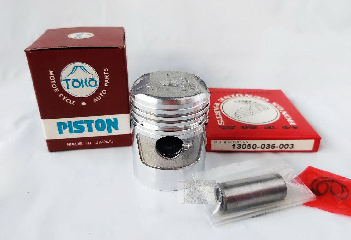 FOR Honda C50 CD50 CF50 CT50 ST50 SS50 Z50 Piston & Ring Kit Oversize 1 ...