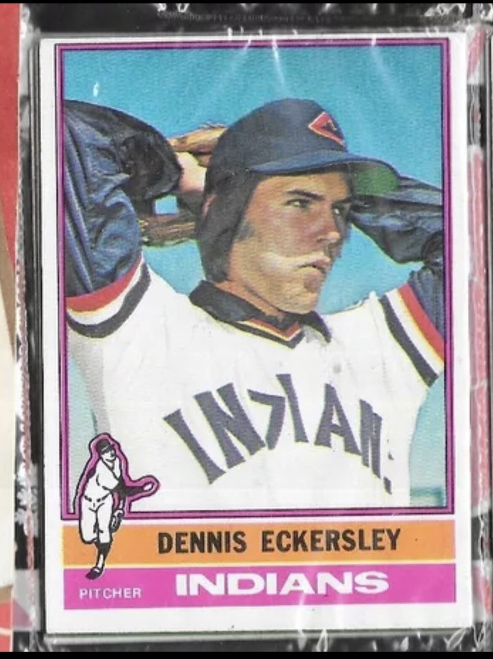 1976 Sealed Topps Holiday Baseball Rack Pack HOF Dennis Eckersley ...