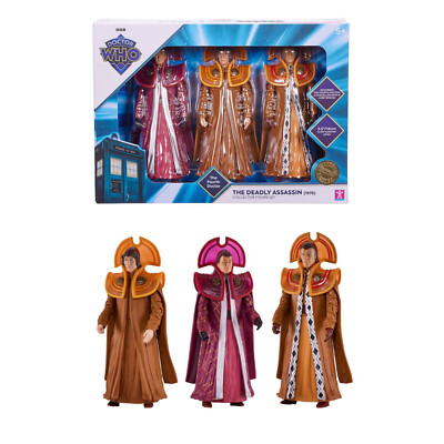 Doctor Who - The Deadly Assassin (1976) Collector Figure Set Time Lord ...