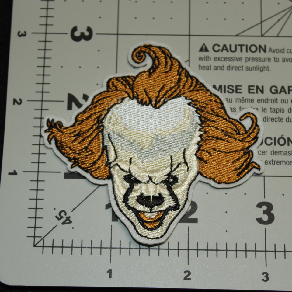 Pennywise Head IT Cartoon Clothing Iron On Patch Decal Embroidery | eBay