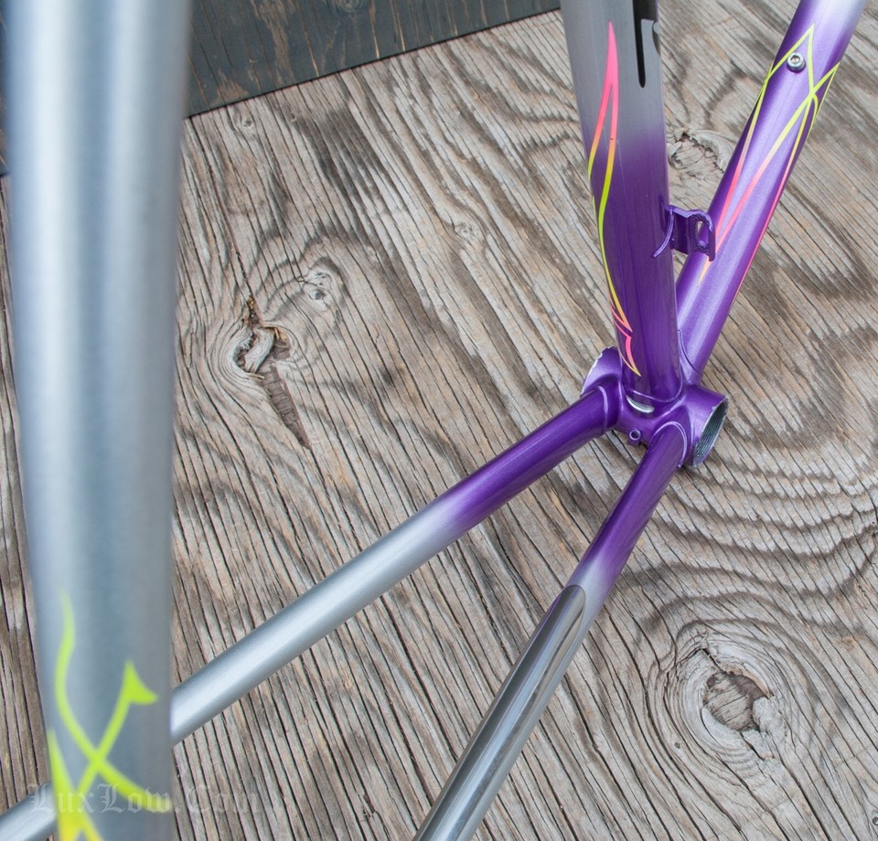 NOS Vintage 56cm Woodrup Road Bike FRAME & FORK Reynolds 853 Steel Tour ...