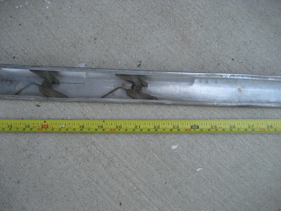 1957 CHEVY RIGHT REAR QUARTER PANEL LOWER TRIM MOLDING-2 DOOR MOLDING ...