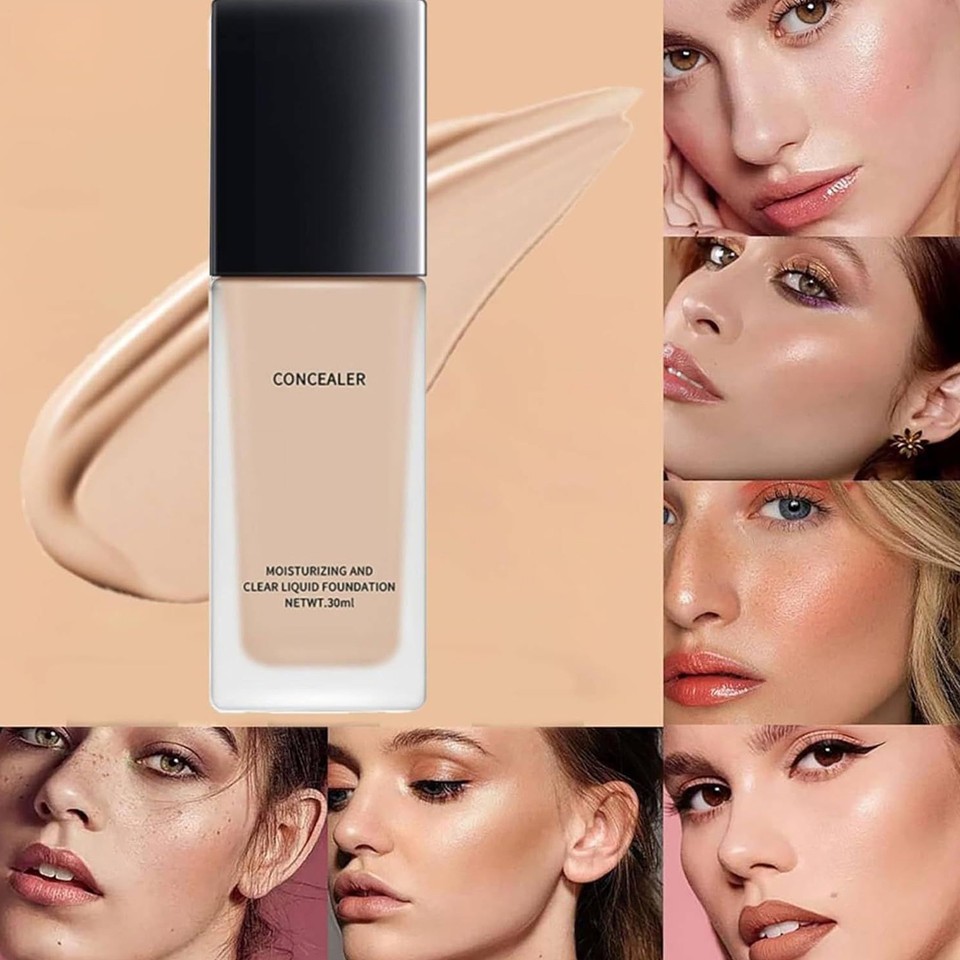 30ml Waterproof Foundation For Women Makeup Foundation Base Liquid ...