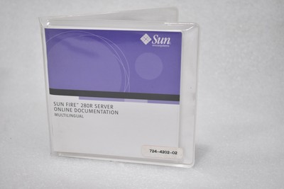 SUN MICROSYSTEMS SUN FIRE 280R SERVER ONLINE DOCUMENTATION | eBay