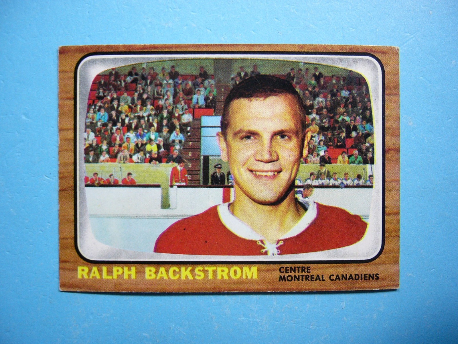 1966/67 TOPPS NHL HOCKEY CARD #75 RALPH BACKSTROM EX/NM SHARP!! 66/67 ...