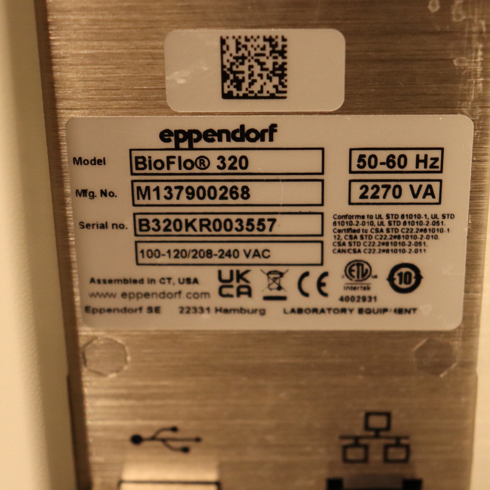 Eppendorf BioFlo 320 Bioprocess Control Station Fermenter Bioreactor | eBay