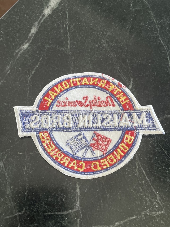 Maislin Bros Motor Freight Trucking Trucker Sew On Patch Hat 80s Rare 4 ...