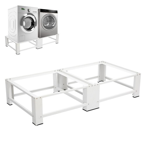 Washer Dryer Laundry Pedestals Placement Platform Steel Washing Machine ...