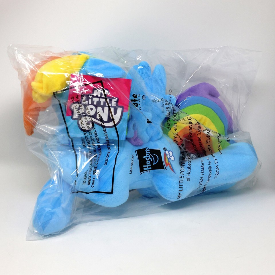 Hasbro My Little Pony Cuddle Sitting Rainbow Dash Plush Plushie ...
