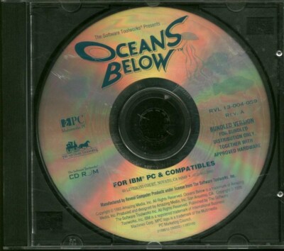 The Software Toolworks Presenta Oceans Below, Software Per PC, Nuovo E ...