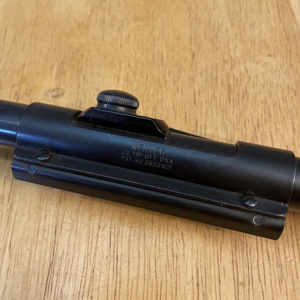 VINTAGE WEAVER USA NO.J-2.5 POWER SCOPE .22 TIP OFF SCOPE MOUNT | eBay