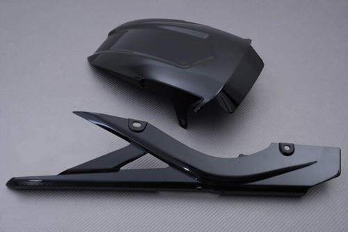 Black Rear Fender Mudguard Hugger + Chain Guard YAMAHA YZF R3 YZF-R3 ...
