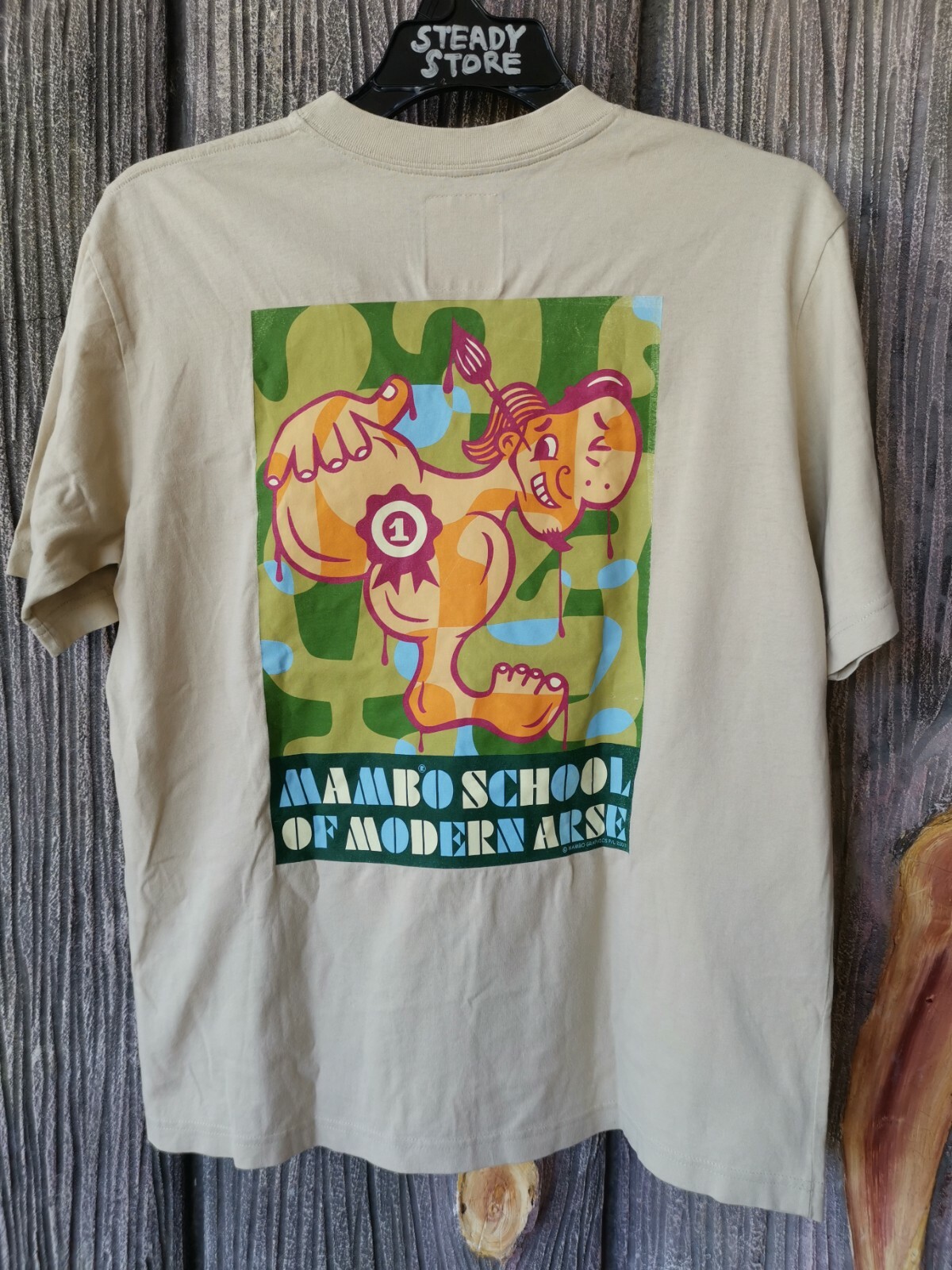 VINTAGE MAMBO SCHOOL OF MODERN ARSE POPART AUSTRALIA T SHIRT S REG ...