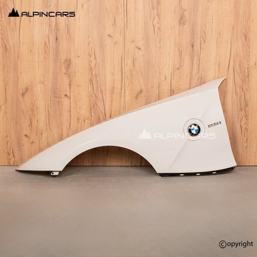 Original BMW E85 E86 Z4 aile avant gauche left front fender blanc alpin ...