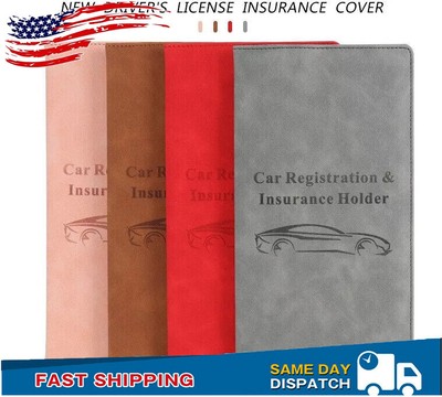 Car Document Holder Vehicle License Document Glove Box Compartment ...