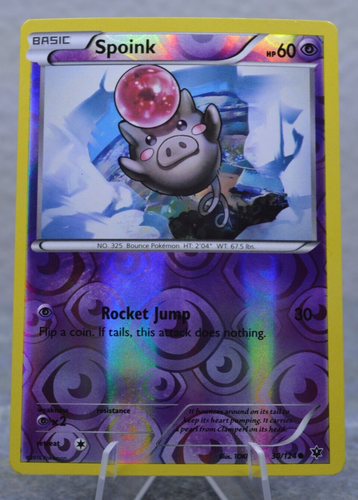 Pokémon TCG Spoink Fates Collide 30/124 Reverse Holo Common | eBay