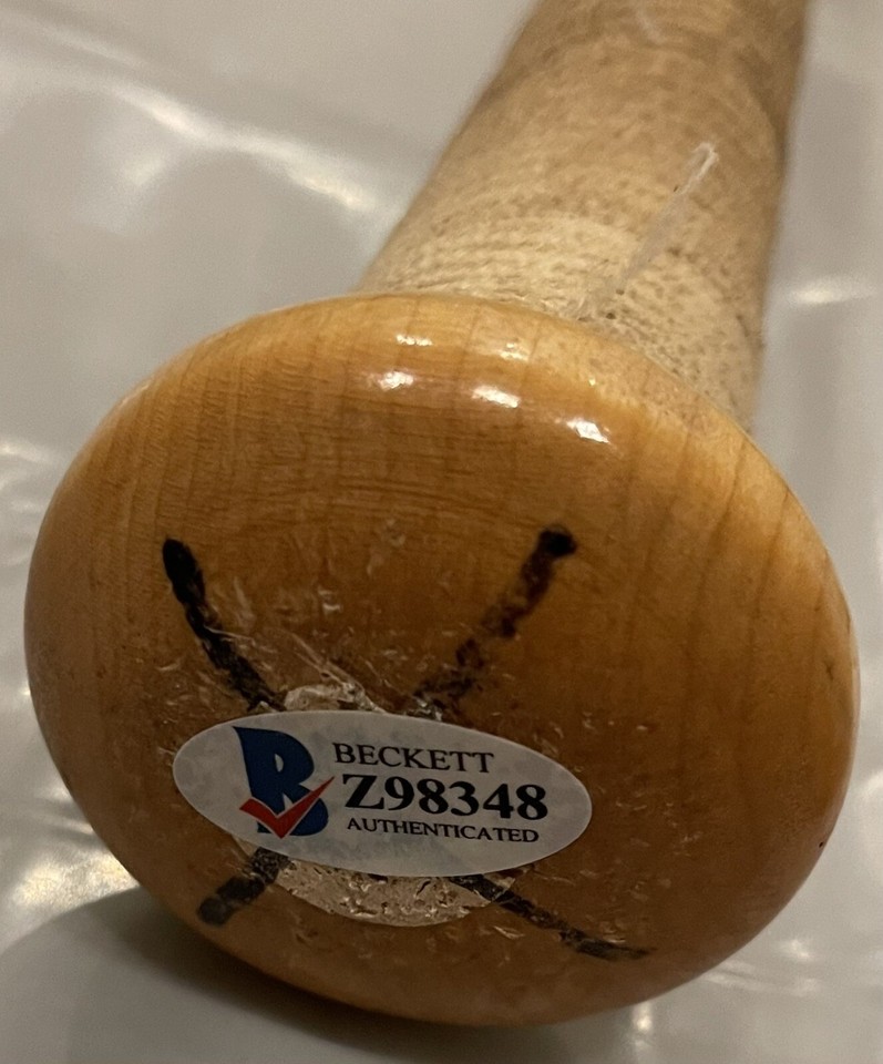 HUNTER PENCE LICENSED BECKETT AUTHENTICATED SIGNED 2009 DINGER GAME ...