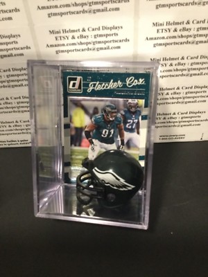 Fletcher Cox Philadelphia Eagles Mini Helmet Card Display Shadowbox ...