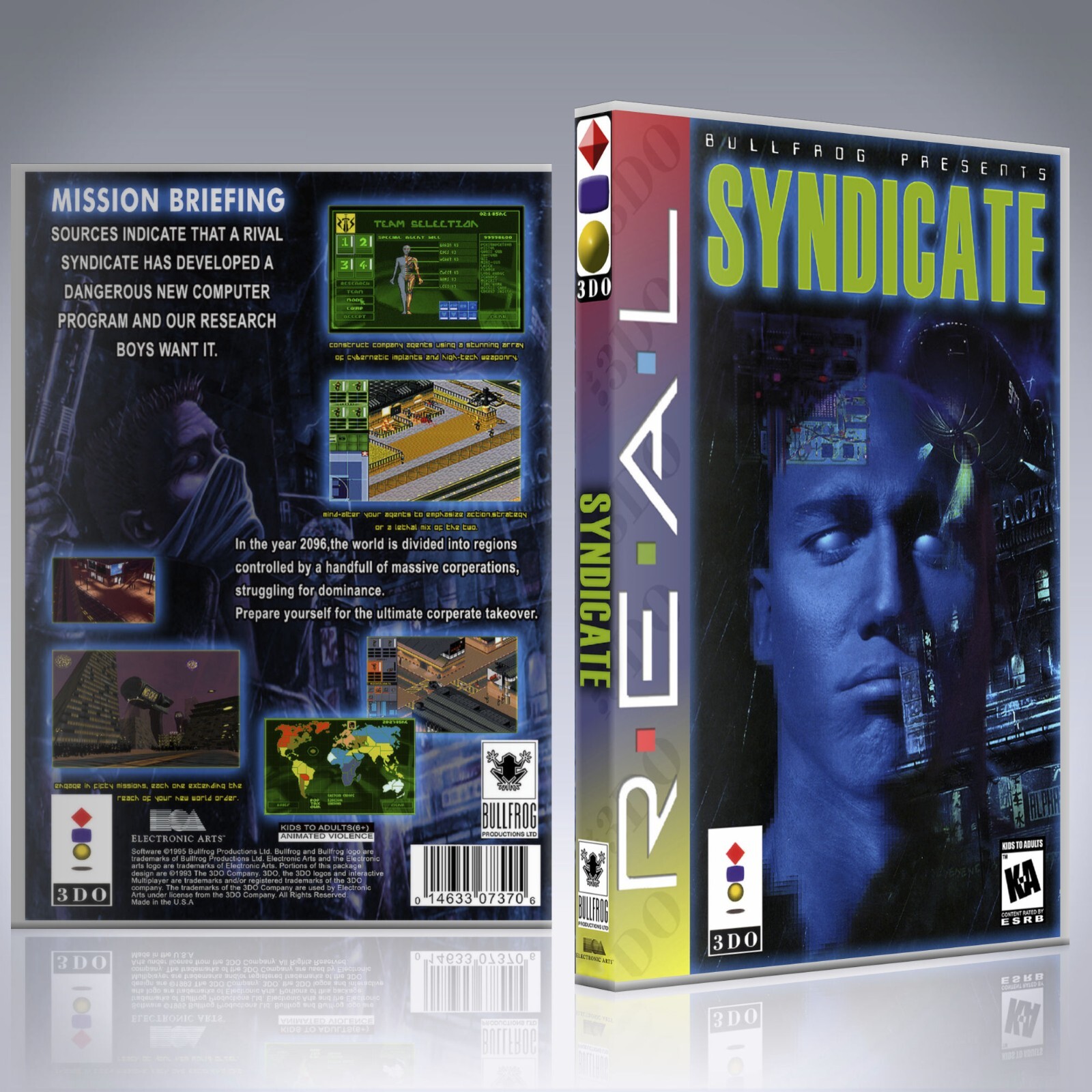 3DO Custom Case - NO GAME - Syndicate | eBay