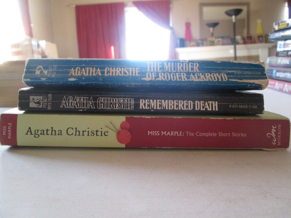 AGATHA CHRISTIE LOT OF 3 PAPERBACKS Complete Short Stories Miss Marple ...