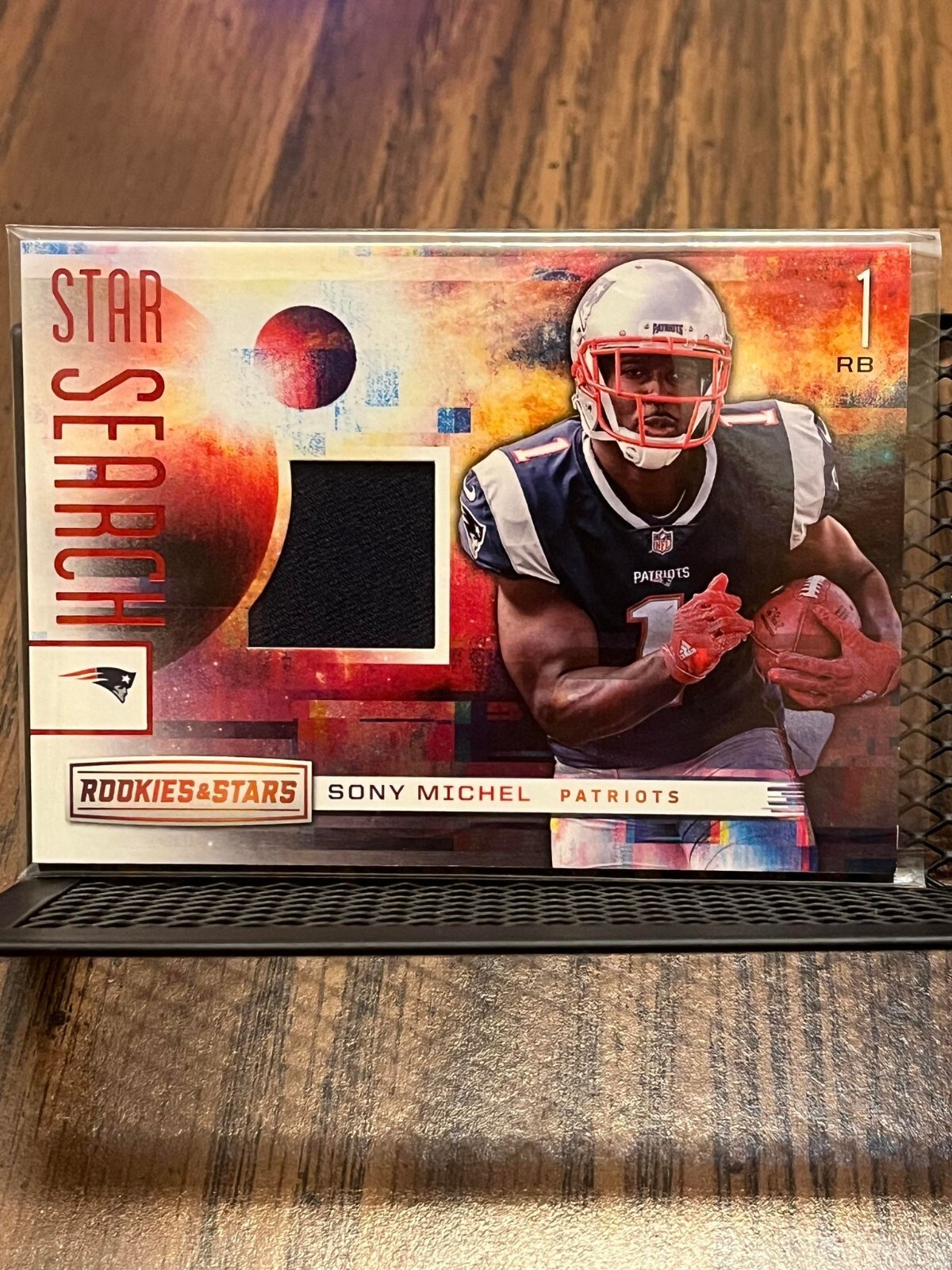 SONY MICHEL 2018 ROOKIES & STARS R&S YEAR 1 STAR SEARCH PATS JERSEY ...