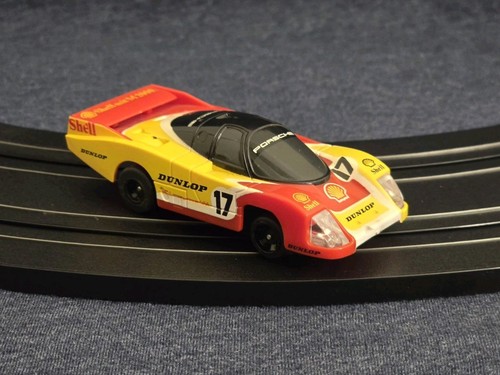 TOMY AFX TURBO PORSCHE 962 SHELL #17 Lighted Version HO SLOT CAR | eBay