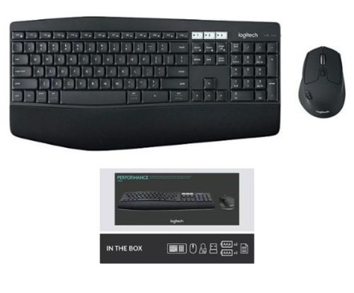 Logitech - MK825 Performance Full-size Wireless Keyboard and Mouse ...
