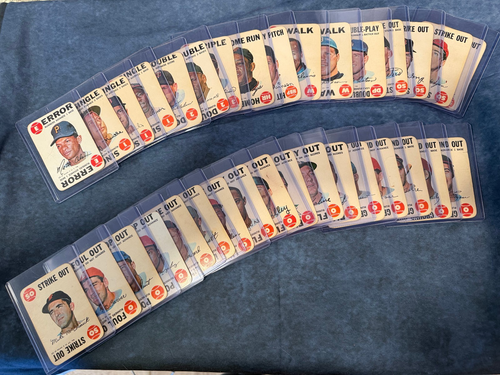 1968 Full Set (33 Cards) Topps Vintage Baseball Card Game Sports Cards ...