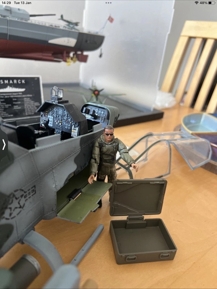 Gi Joe Dragonfly Type Cobra Assault Helicopter 1/18 | eBay UK