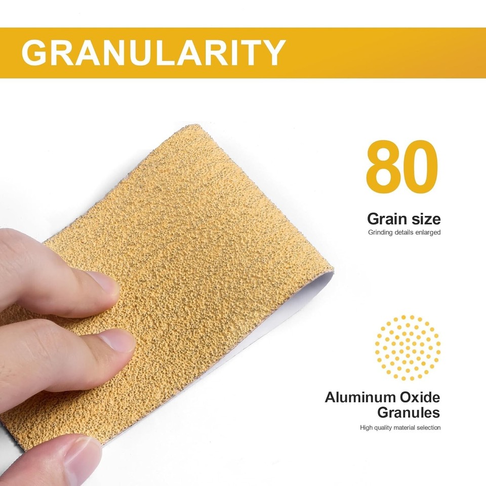 PSA Sandpaper Roll 80 Grit 2-3/4In X 20 Yards Self Adhesive Sticky Back ...