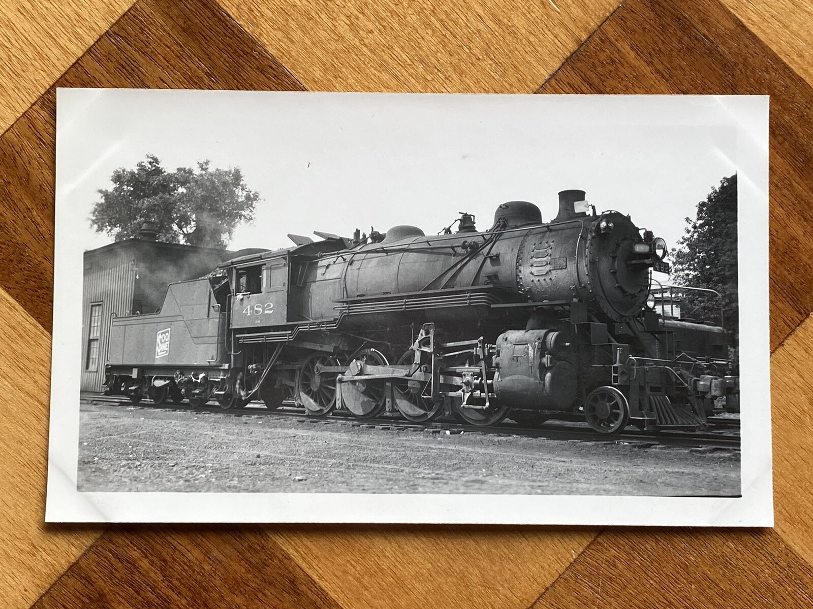 Soo Line Railroad Steam Engine Locomotive 482 Vintage Photo | eBay