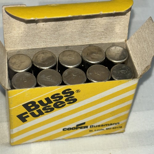 BUSSMANN BOX ORIGINAL 10 ps FNM-10 FNM10 ( 10A ) 10 Amp 250Vac Time ...