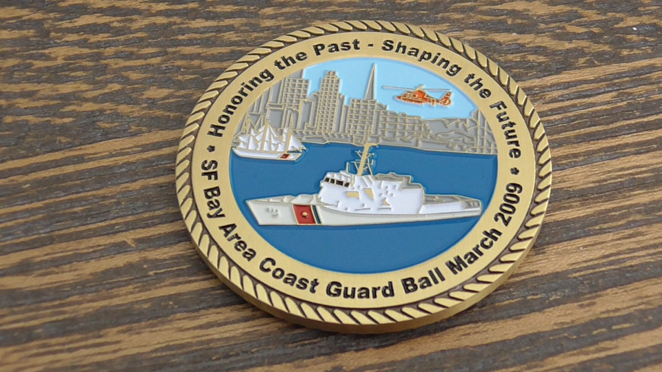 USCG San Francisco Bay Area 2009 Coast Guard Ball Challenge Coin #43S ...