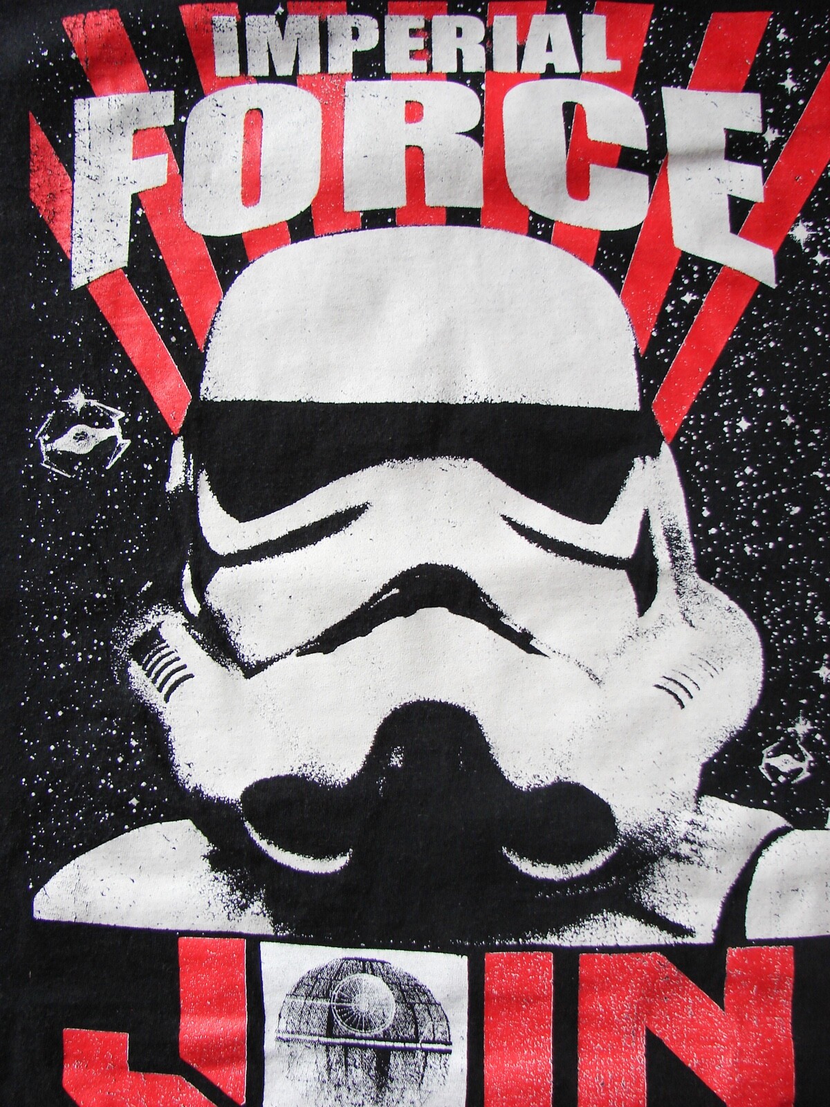 Vintage Late 90s Y2K Star Wars Imperial Force Graphic… - Gem