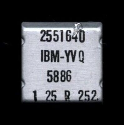 IBM MST-1 chip 255 1640, early integrated chip from late 1960. | eBay