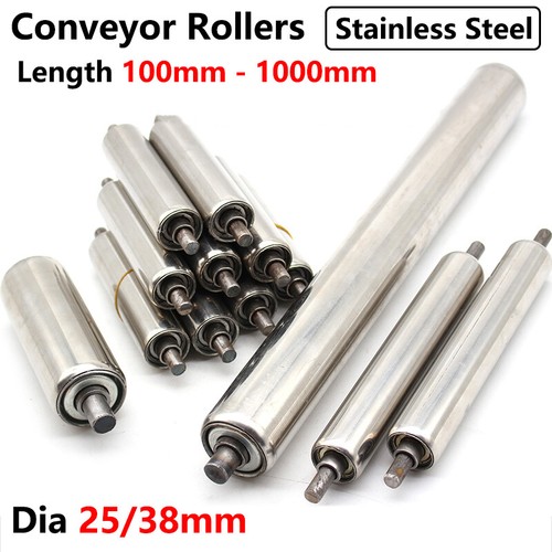 Dia 25/38mm Stainless Steel Heavy Duty Assembly Line Conveyor Rollers ...