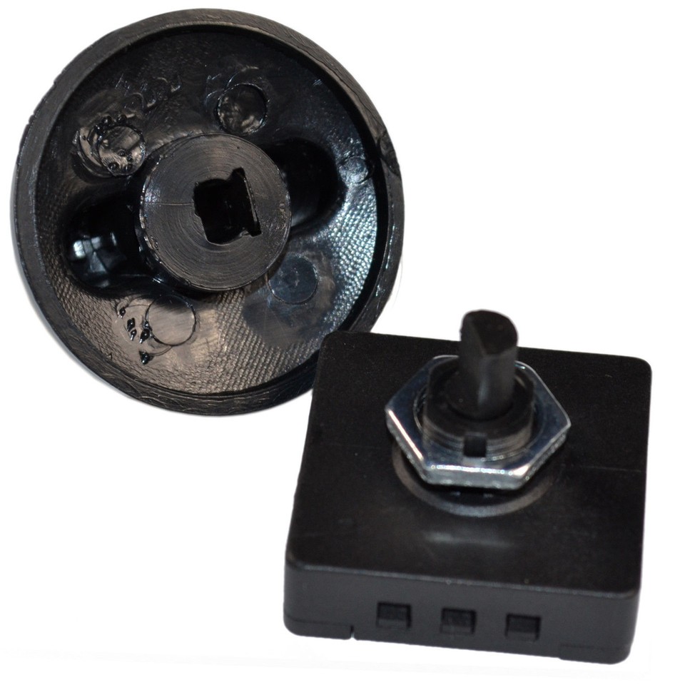 4-Position 3-Speed Fan Selector Rotary Switch for Old McGraw-Edison Fan ...