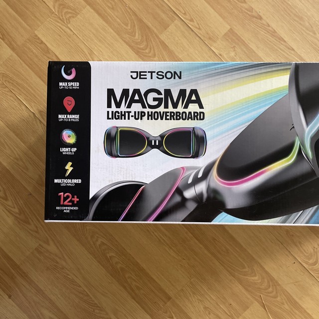 Jetson MAGMA All-terrain Hoverboard With 6.5in LED Wheels Unisex Black ...