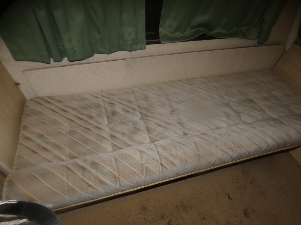 caravan seat cushions or single/ double bed 74 inch long bases 1 back ...