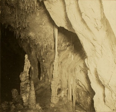 N A Forsyth Stereoview The Hall of Statues, Morrison Cave, Montana MHS ...
