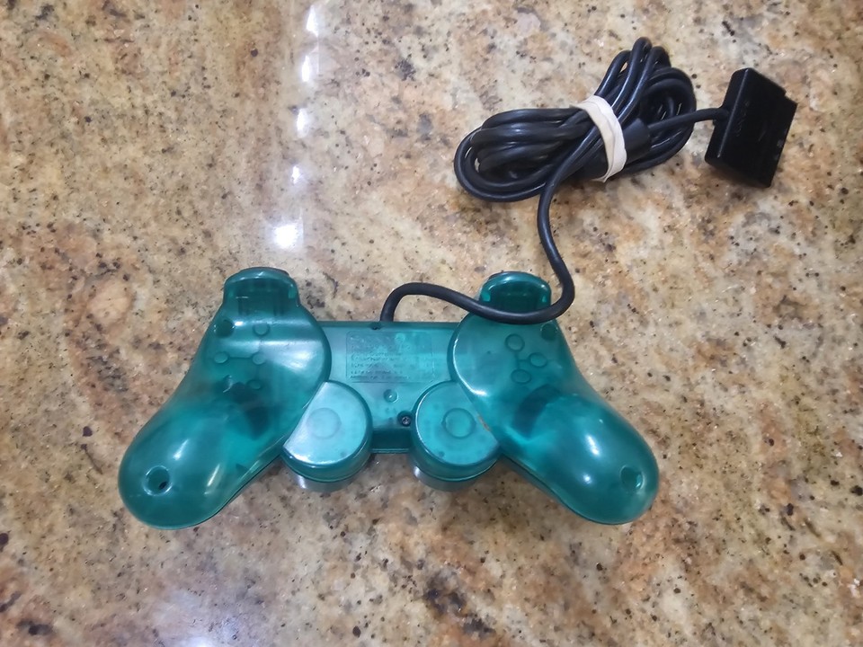 Playstation 2 Dual Shock2 Emerald Green clear Sony PS2 Official ...